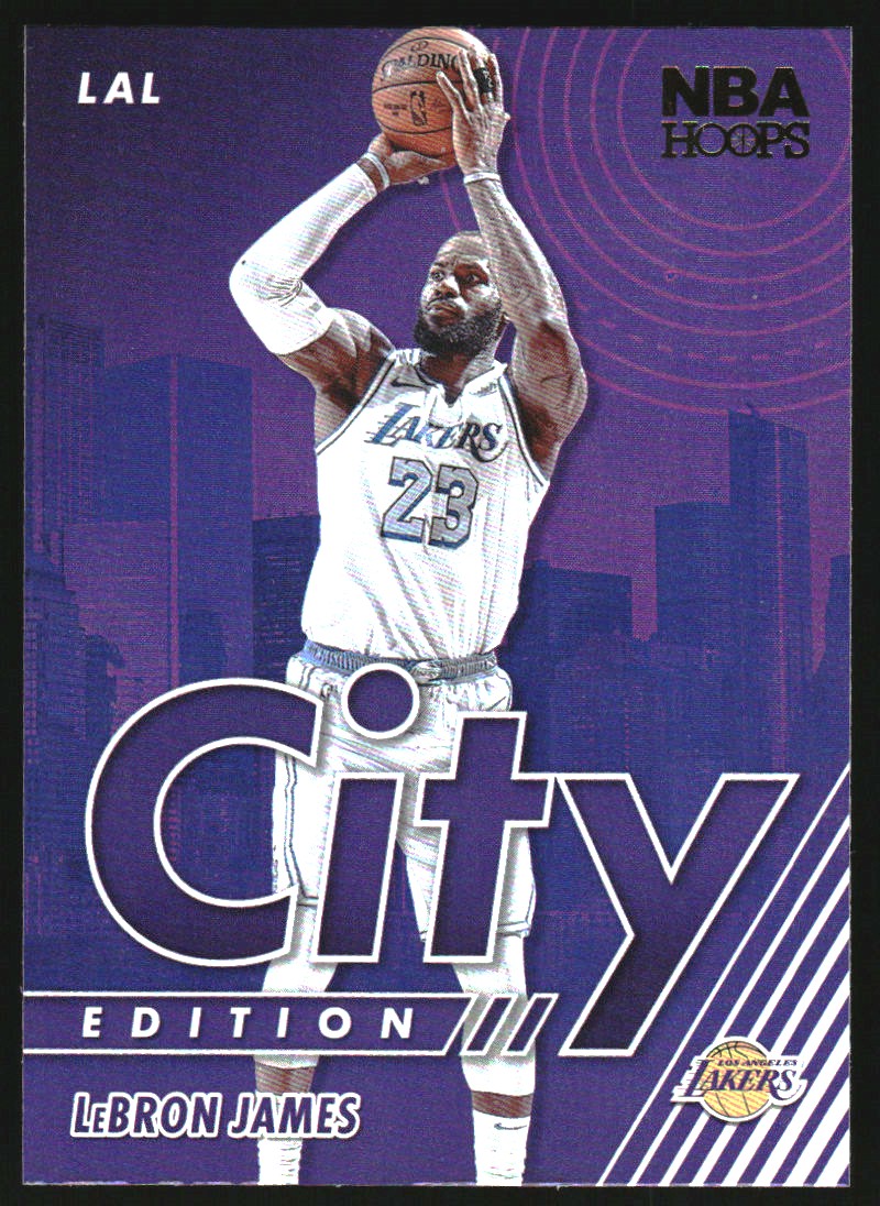 2021-22 Hoops City Edition Holo #5 LeBron James - NM-MT