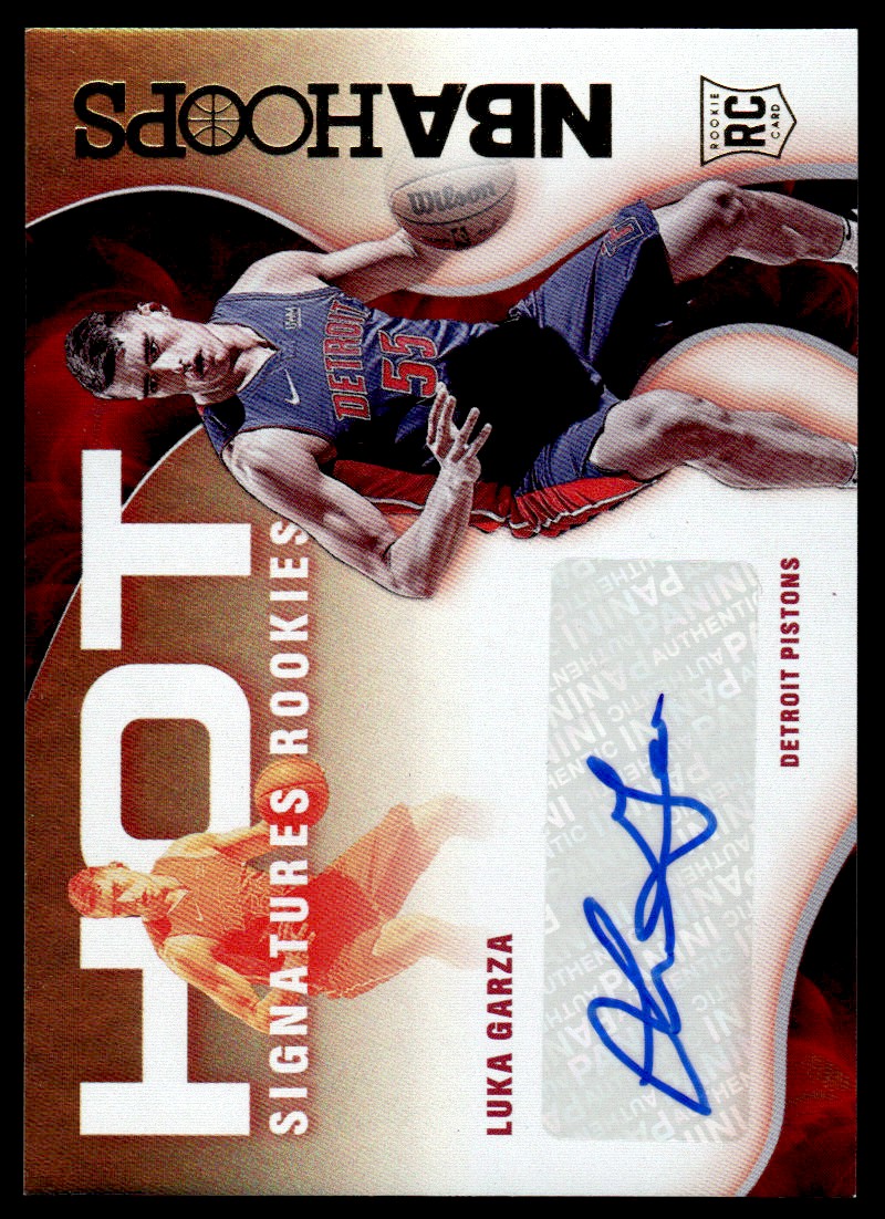 2021-22 Hoops Hot Signatures Rookies #27 Luka Garza - NM-MT