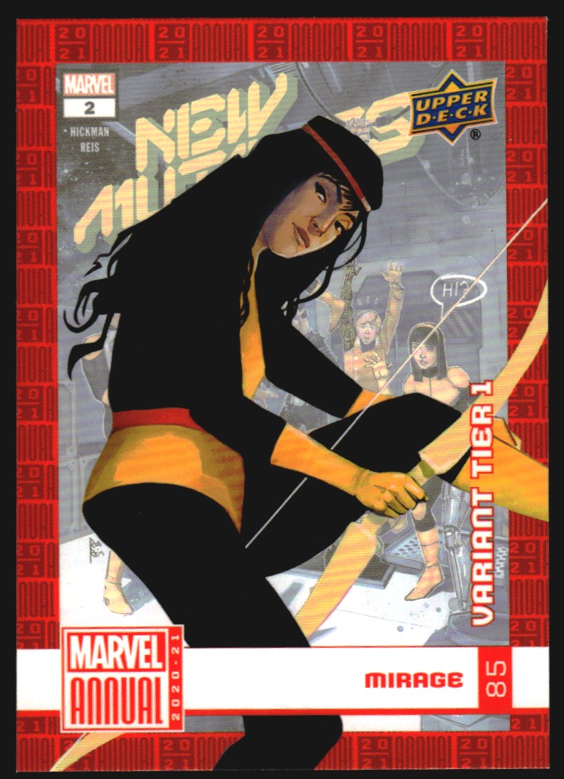 2020-21 Upper Deck Marvel Annual Base Cover Variants #85 Mirage T1 - NM-MT