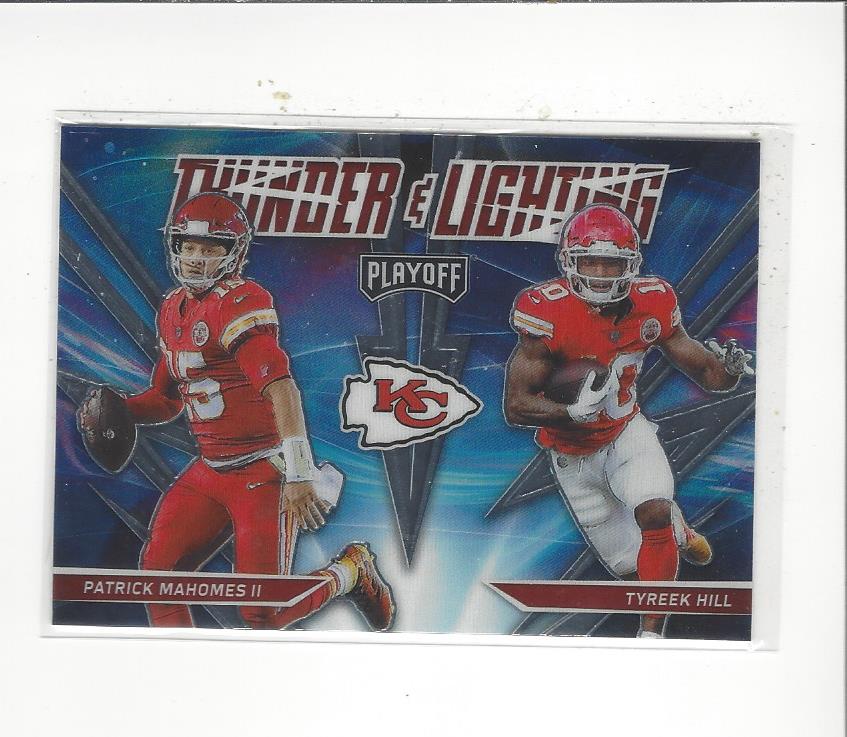 2021 Playoff Thunder and Lightning #5 Patrick Mahomes II/Tyreek Hill ... 2021 Playoff Thunder and Lightning #5 Patrick Mahomes II/Tyreek Hill ...