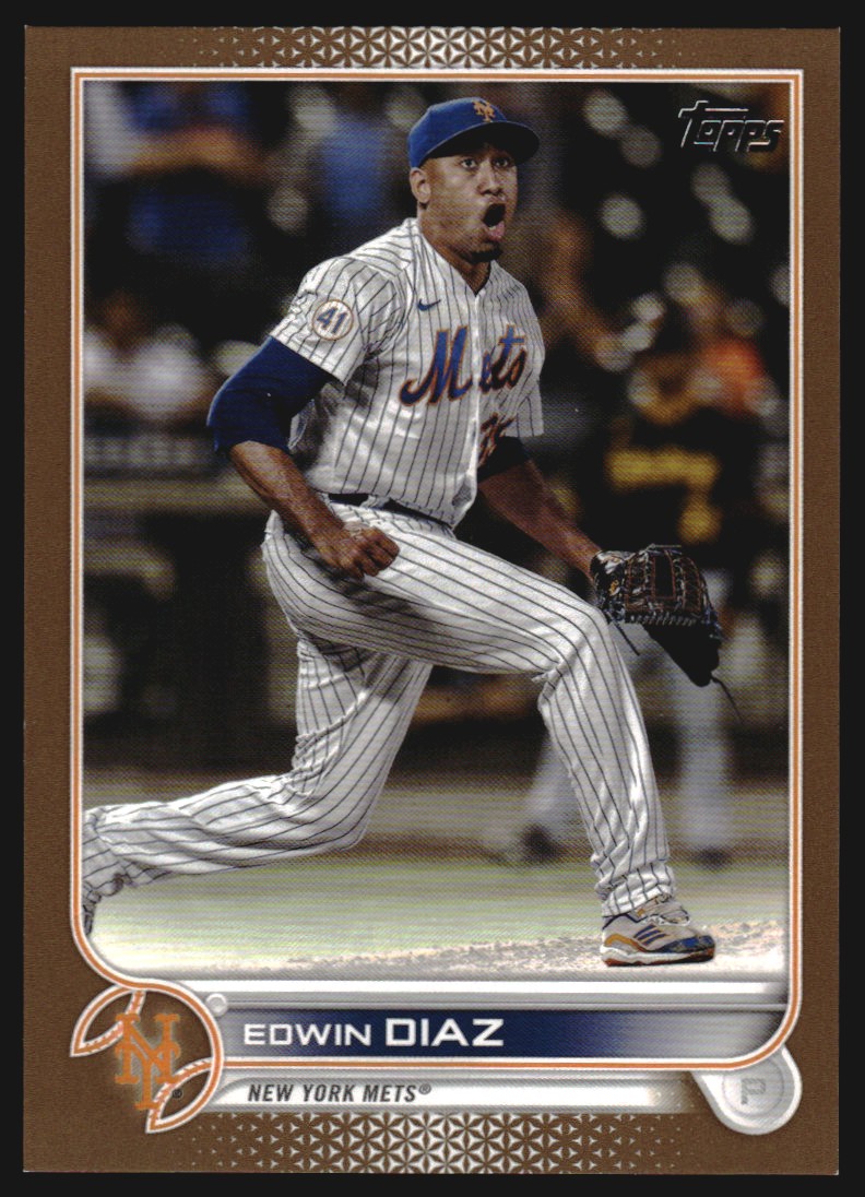2022 Topps Gold #267 Edwin Diaz - NM-MT