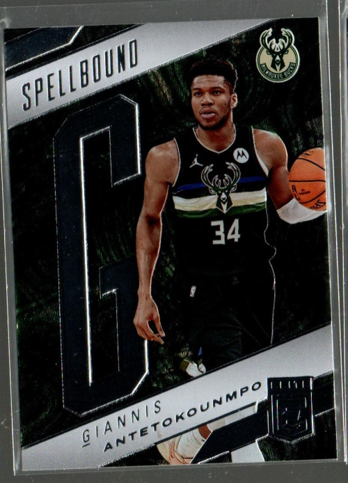 2021-22 Elite Spellbound #7 Giannis Antetokounmpo - NM-MT - Birmingham ...
