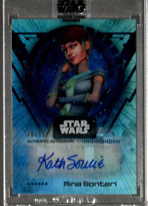 2022 Topps Star Wars Signature Series Blue #AKS1 Kath Soucie - NM-MT ...