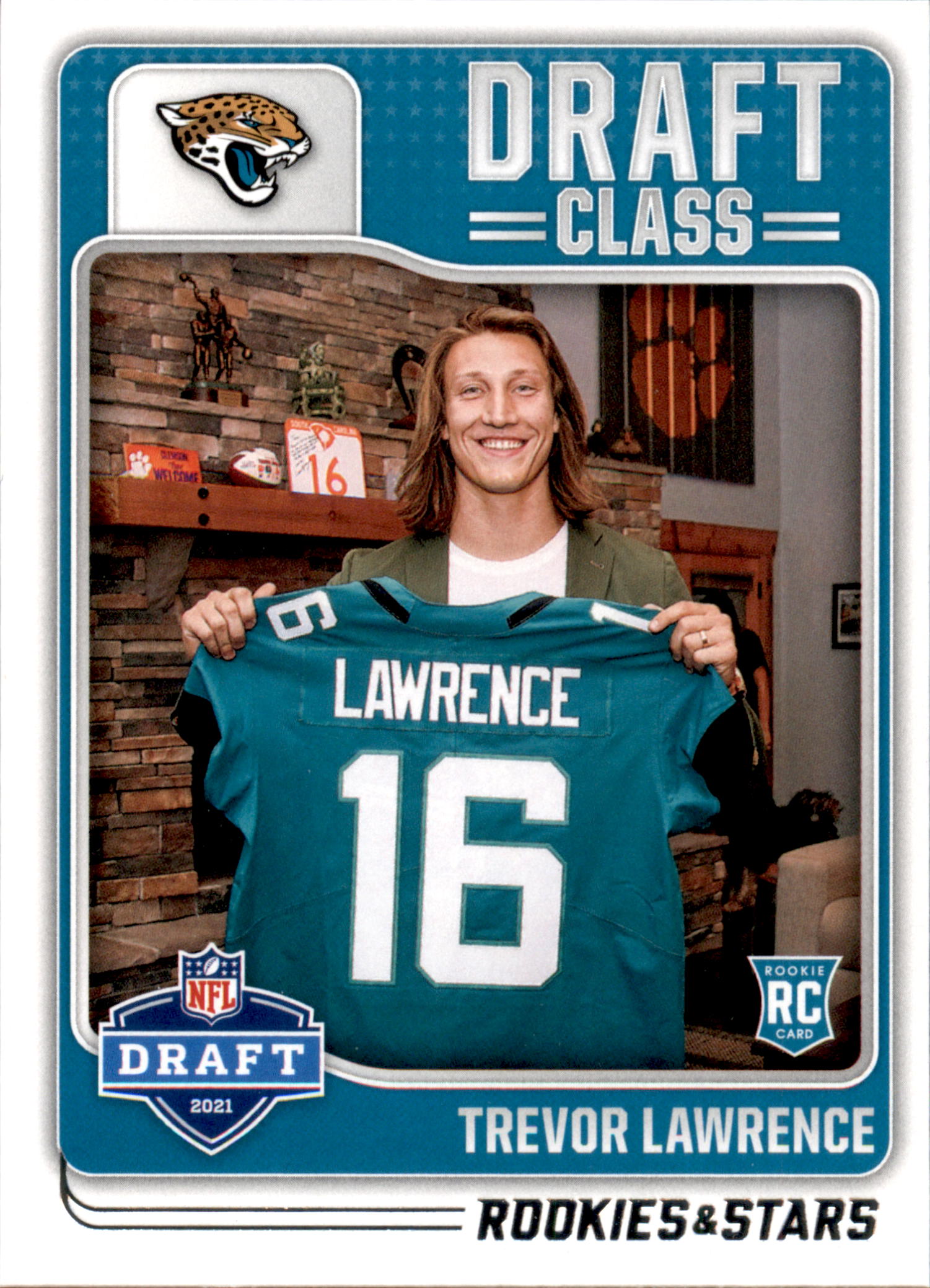 2021 Rookies and Stars Draft Class #1 Trevor Lawrence - NM-MT+
