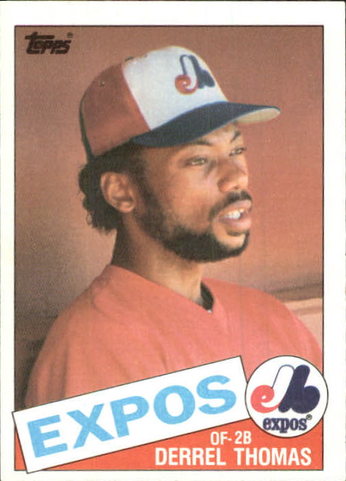 1985 Topps #448 Derrel Thomas EXPOS R56500 - NM-MT