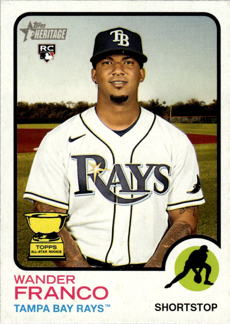 2022 Topps Heritage #347 Wander Franco (RC) - NM-MT