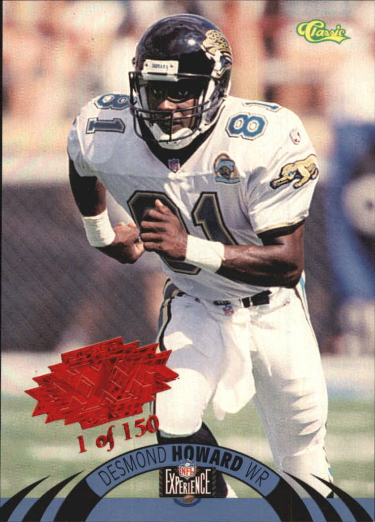 1996 Classic NFL Experience Super Bowl Red #30 Desmond Howard - NM-MT