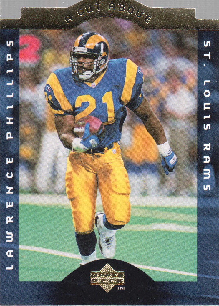 1996 Collector's Choice A Cut Above #9 Lawrence Phillips - NM-MT ...