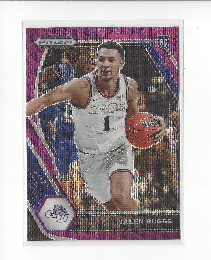 2021-22 Panini Prizm Draft Picks Prizms Purple Wave #3 Jalen Suggs - NM-MT