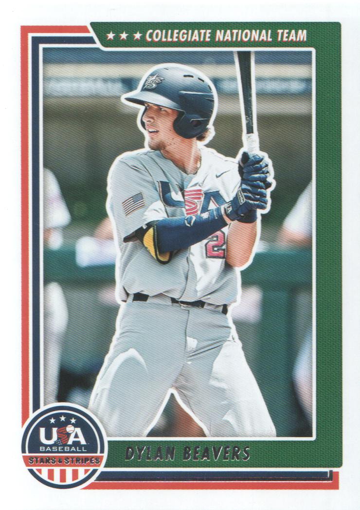 2022 USA Baseball Stars and Stripes #2 Dylan Beavers - NM-MT