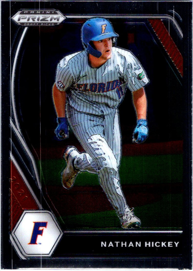 2021 Panini Prizm Draft Picks #136 Nathan Hickey - NM-MT