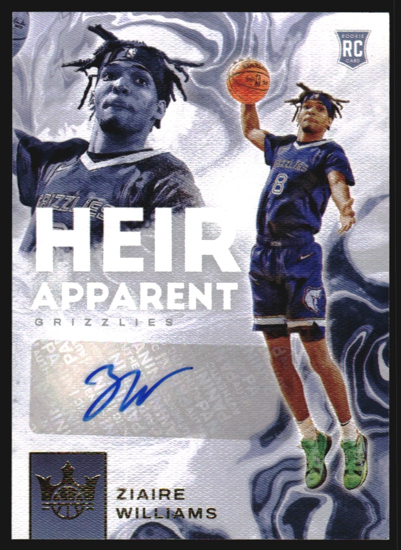 2021-22 Court Kings Heir Apparent Autographs #45 Ziaire Williams/199 ...