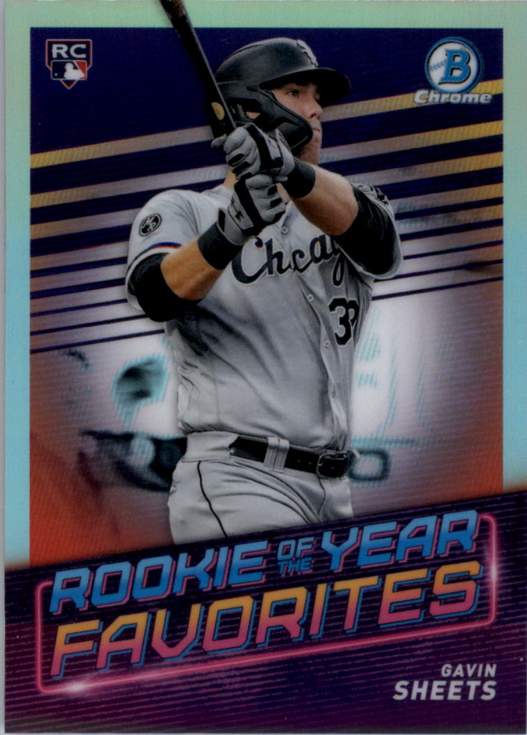 2022 Bowman Chrome Rookie of the Year Favorites #ROYF10 Gavin Sheets ...
