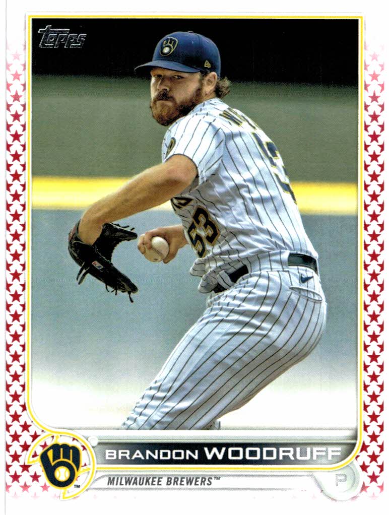 2022 Topps Independence Day #336 Brandon Woodruff - NM-MT