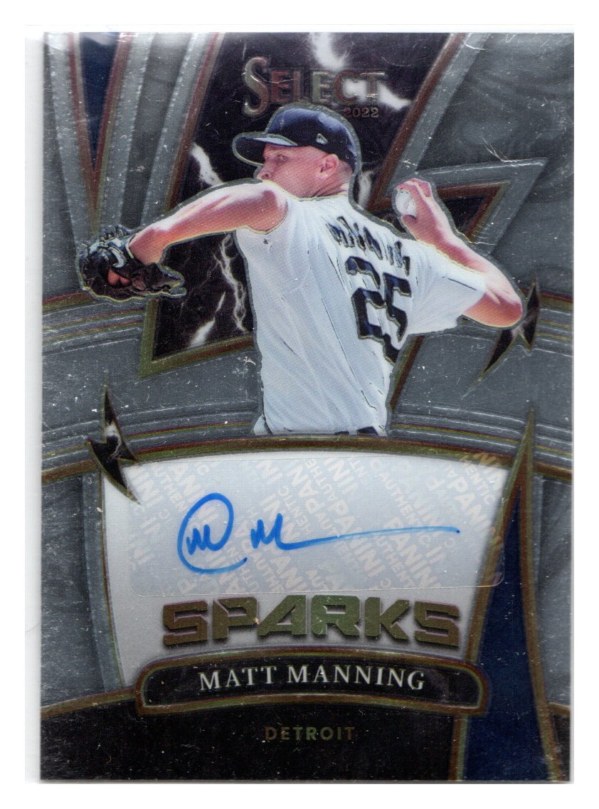 2022 Select Sparks Signatures #9 Matt Manning - NM-MT - The Dugout ...