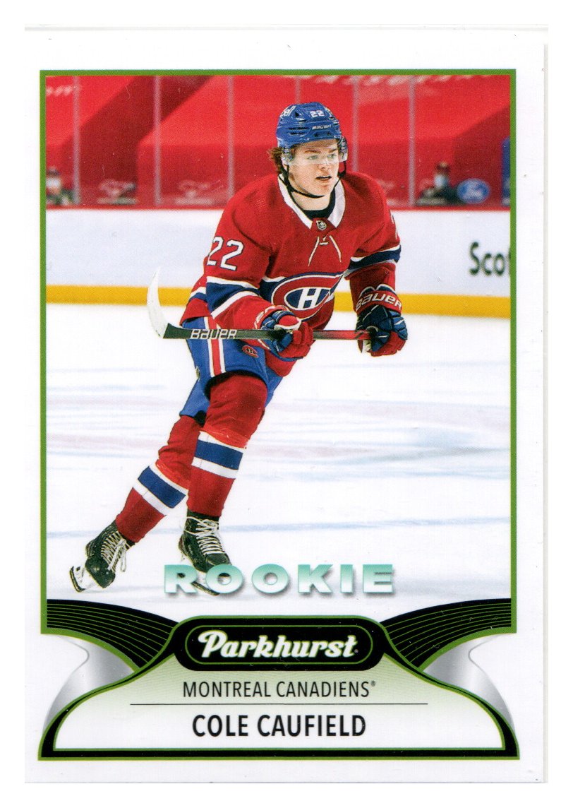 2021-22 Parkhurst #330 Cole Caufield RC - NM-MT - The Dugout ...