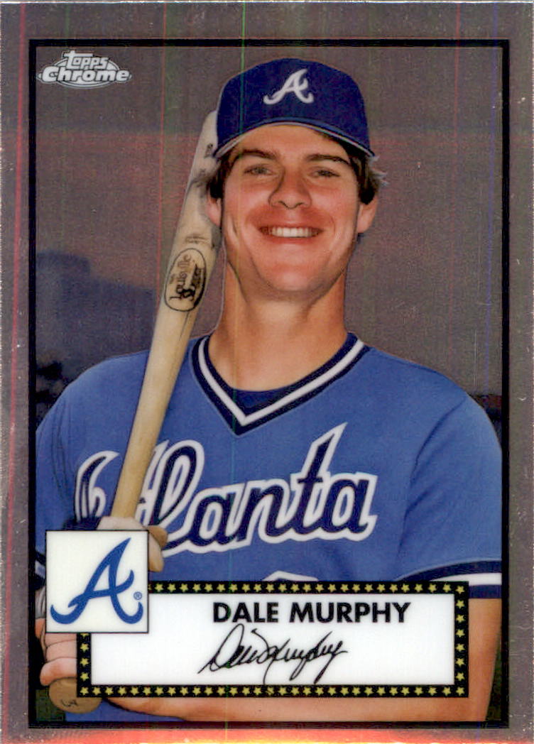 2021 Topps Chrome Platinum Anniversary #535 Dale Murphy - NM-MT