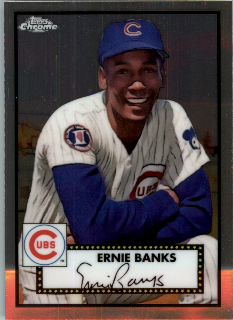 2021 Topps Chrome Platinum Anniversary #617 Ernie Banks - NM-MT