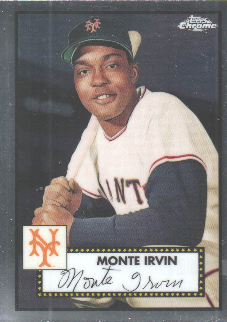 2021 Topps Chrome Platinum Anniversary #644 Monte Irvin - NM-MT
