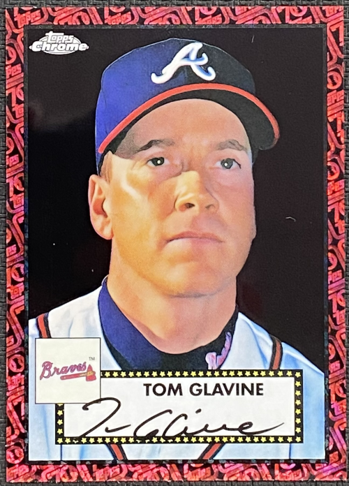 2021 Topps Chrome Platinum Anniversary Red and Black Mini Diamond 70th ...