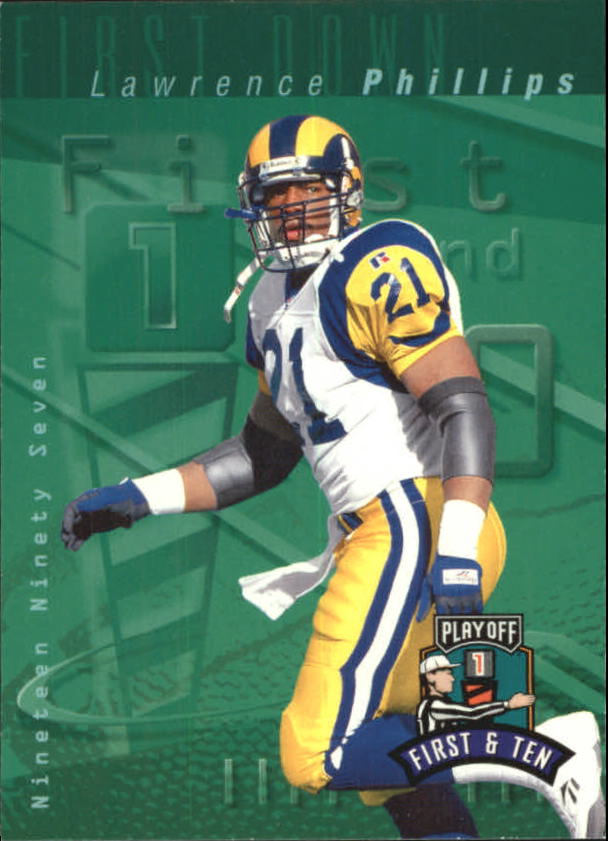 1997 Playoff First and Ten #16 Lawrence Phillips - NM-MT