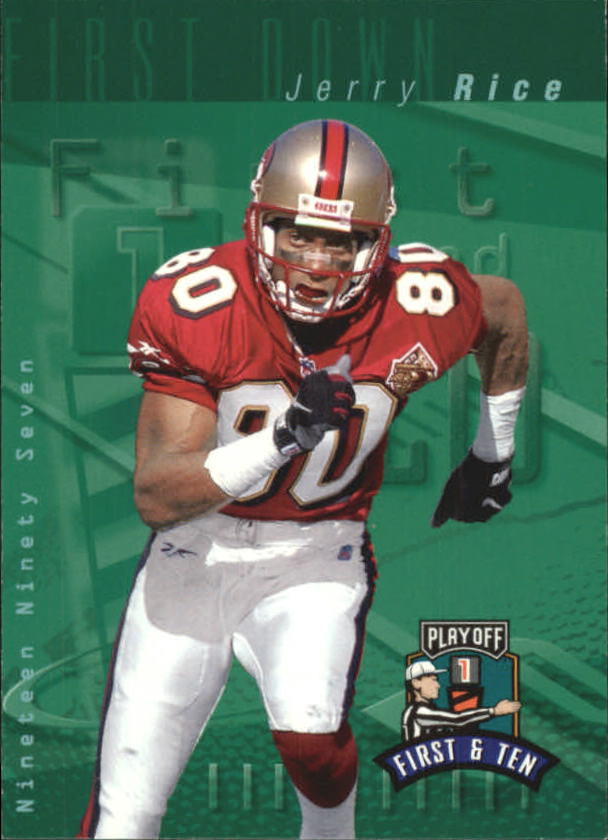 1997 Playoff First and Ten #193 Jerry Rice - NM-MT
