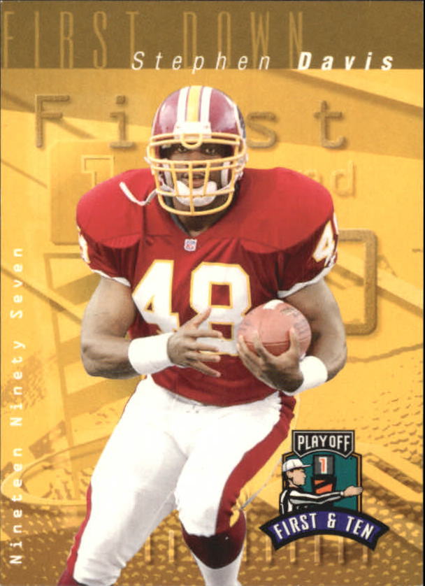 1997 Playoff First and Ten #249 Stephen Davis - NM-MT