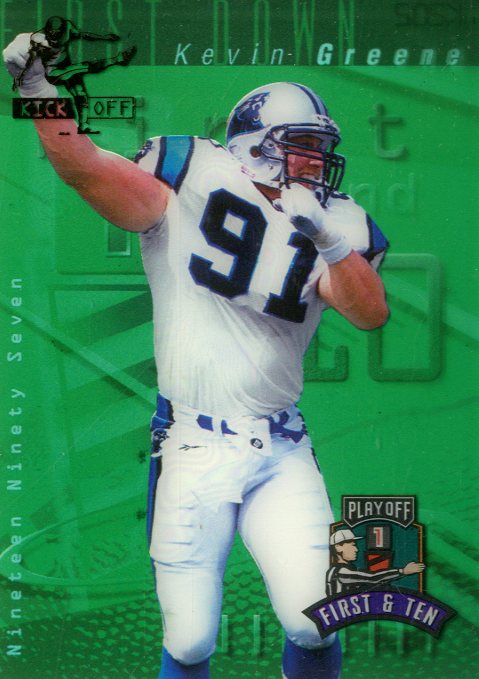 1997 Playoff First and Ten Kickoff #202 Kevin Greene - NM-MT