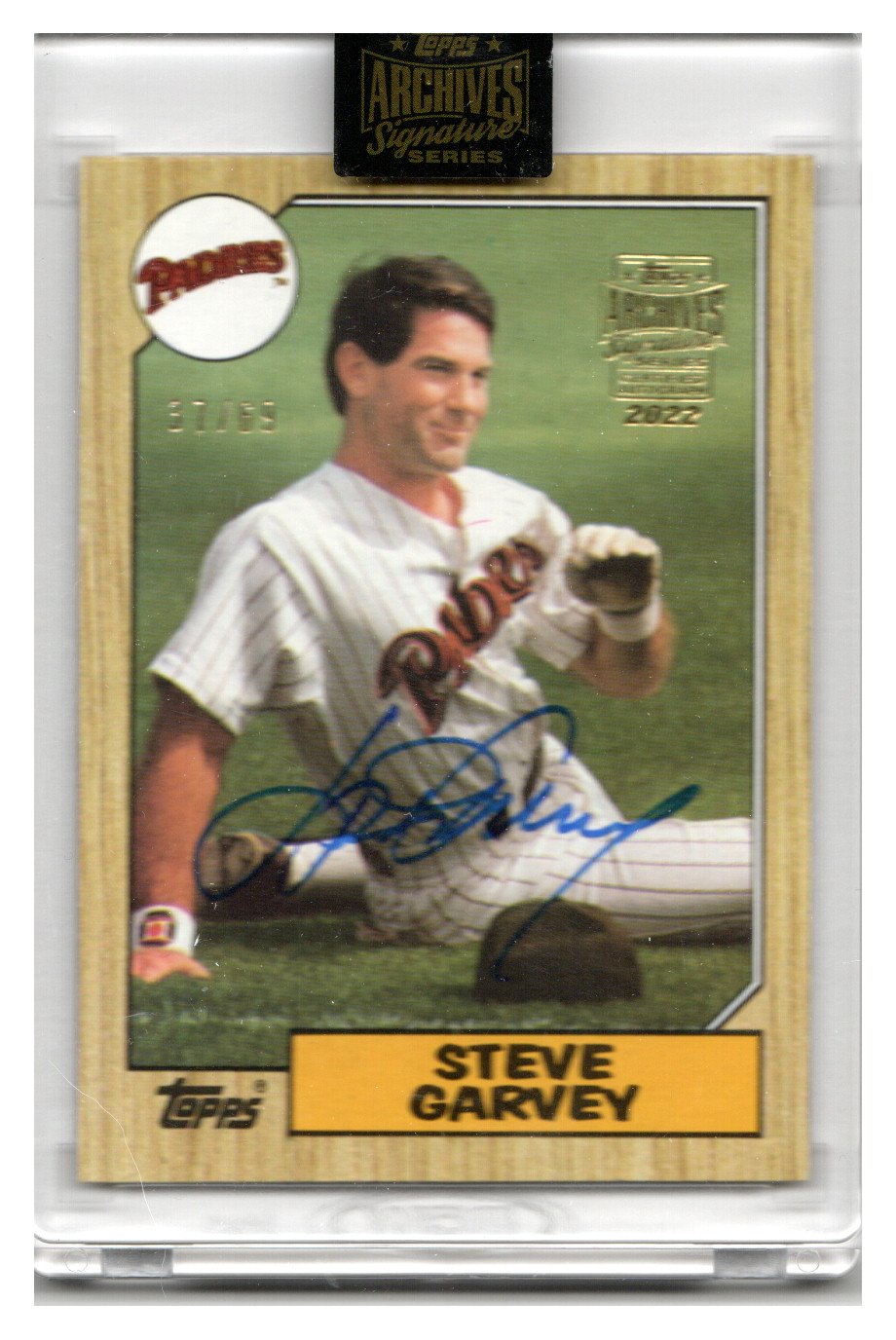 2022 Topps Archives Signature Series Retired Steve Garvey #TBA Steve ...