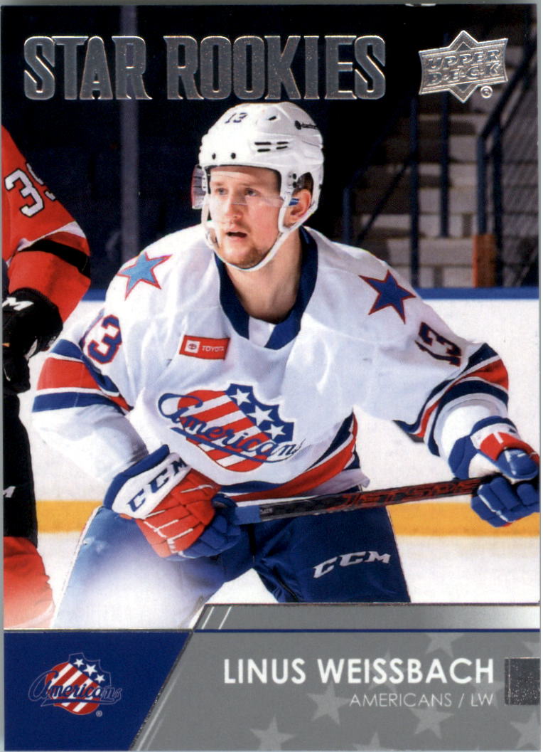 2021-22 Upper Deck AHL #105 Linus Weissbach - NM-MT - Triple Play ...
