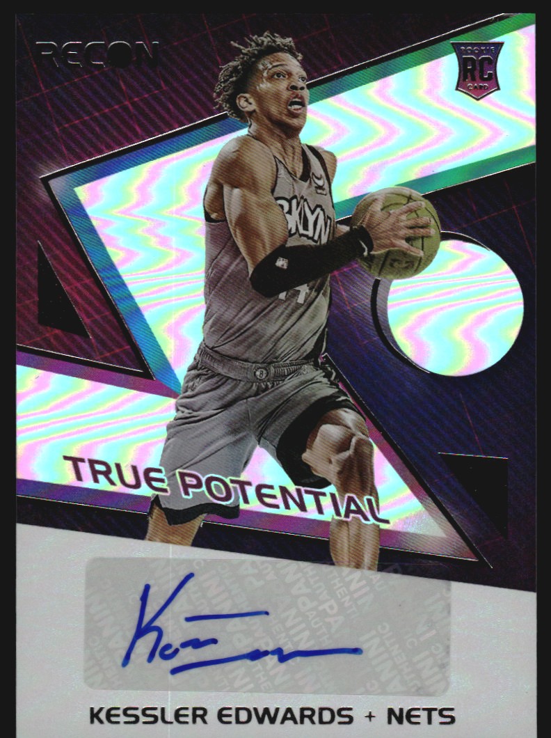 2021-22 Panini Recon True Potential Signatures #2 Kessler Edwards - NM ...
