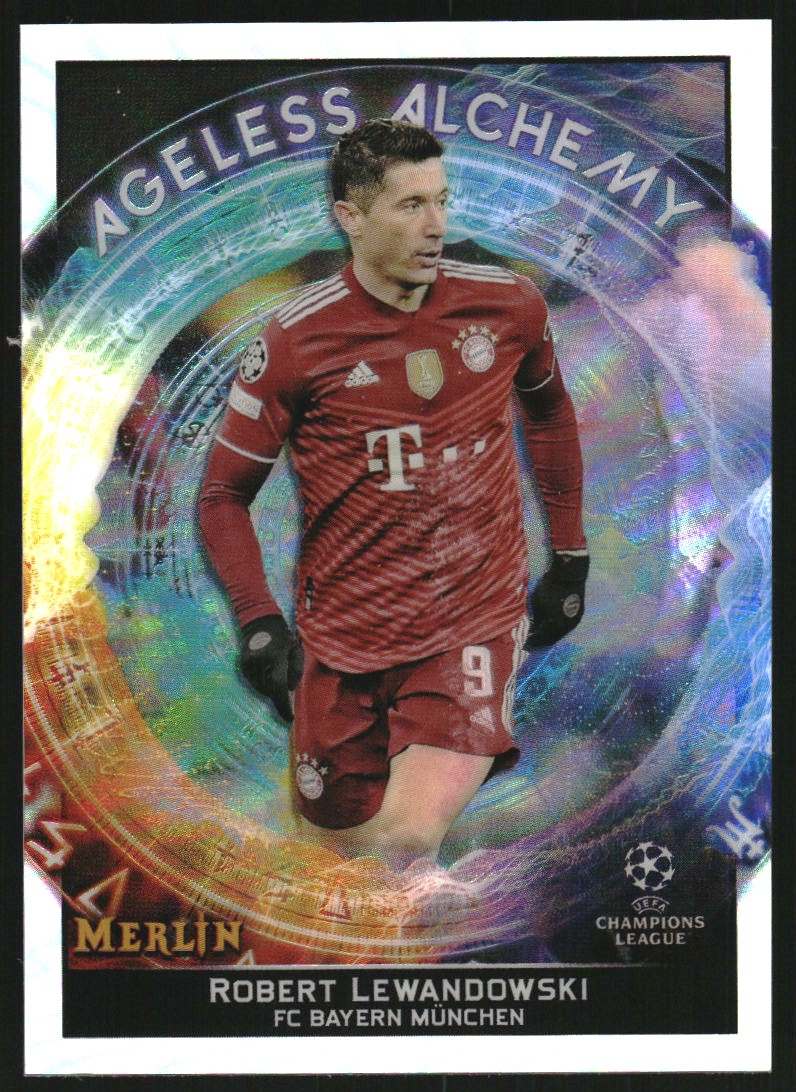 2021-22 Merlin UEFA Champions League Ageless Alchemy #AA10 Robert ...