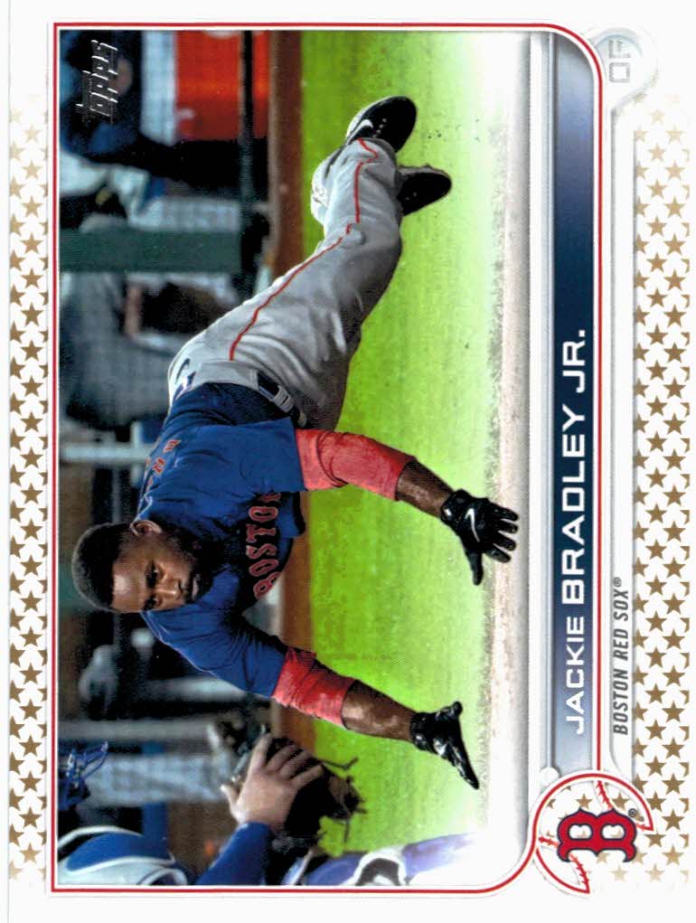 2022 Topps Factory Set Gold Stars #398 Jackie Bradley Jr. - NM-MT