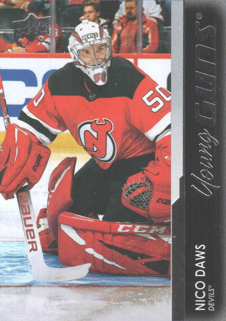 2021-22 Upper Deck #748 Nico Daws YG RC - NM-MT