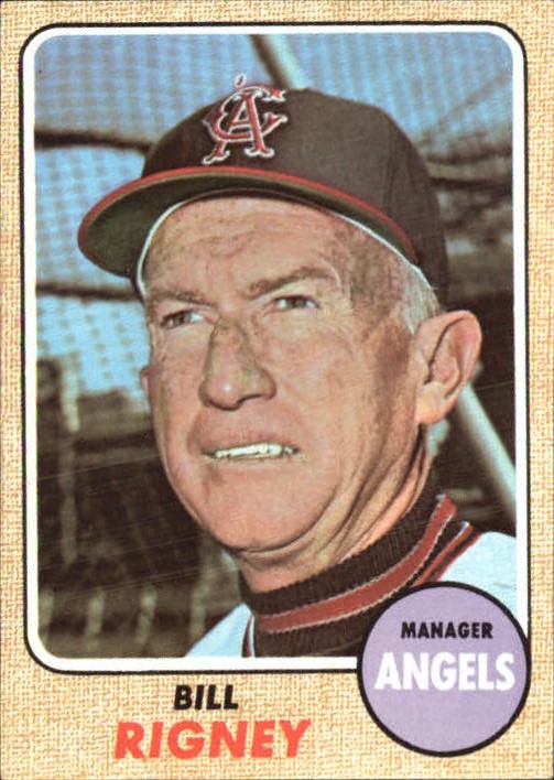 1968 Topps #416 Bill Rigney Angels EX G45792 - EX