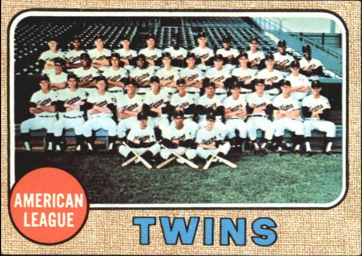 1968 Topps #137 Minnesota Twins Team Card EX G45941 - EX