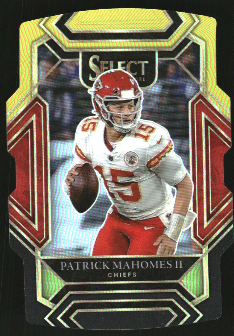 2021 Select Prizm Black and Gold Die Cut #202 Patrick Mahomes II - NM-MT