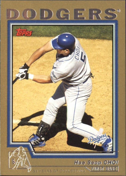 2004 Topps Traded Gold (no serial number) #38 Hee Seop Choi Dodgers ...