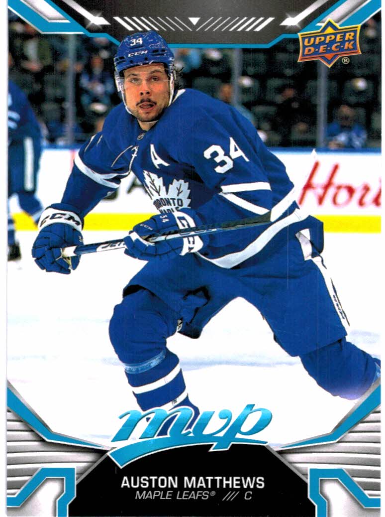 2022-23 Upper Deck MVP #215 Auston Matthews SP - NM-MT - The Dugout ...