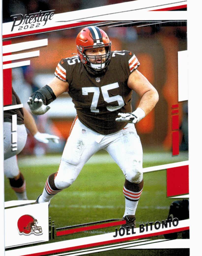 2022 Prestige #72 Joel Bitonio - NM-MT - The Dugout Sportscards ...