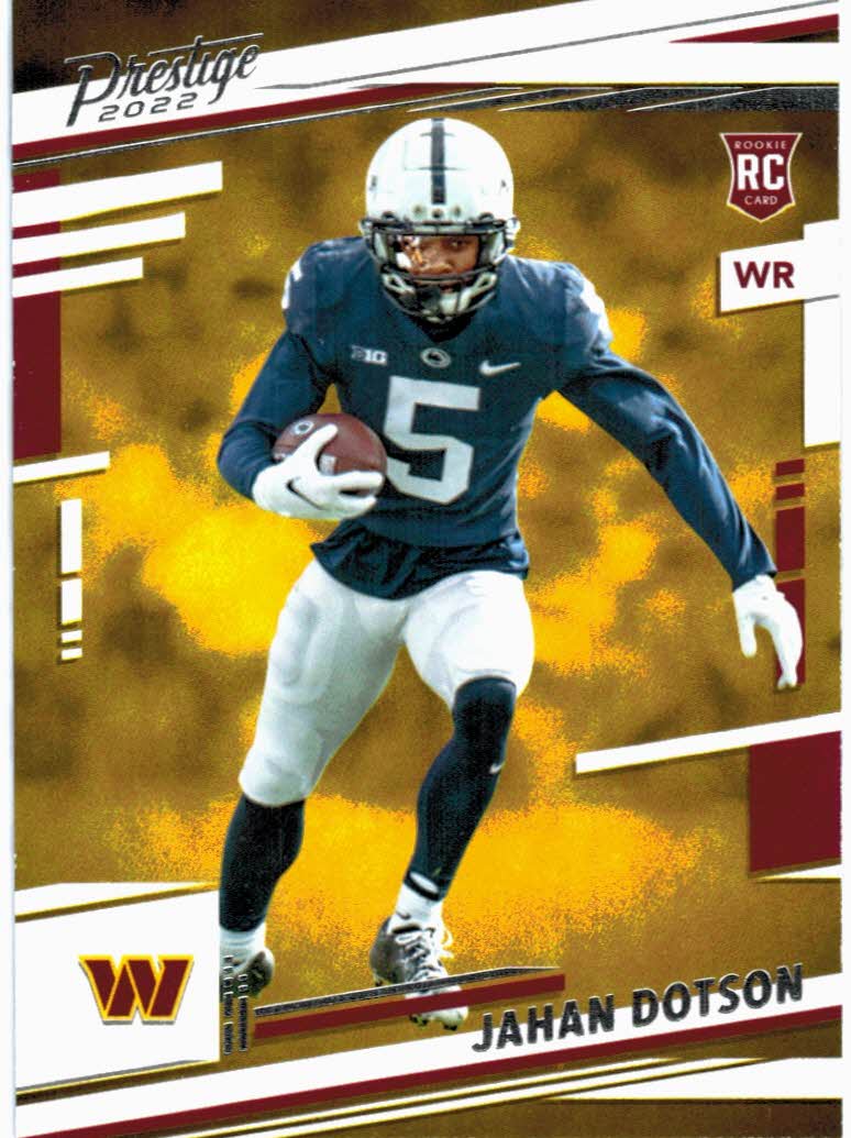 2022 Prestige #315 Jahan Dotson RC - NM-MT