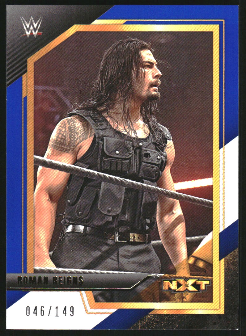 2022 Panini WWE NXT Blue #124 Roman Reigns - NM-MT