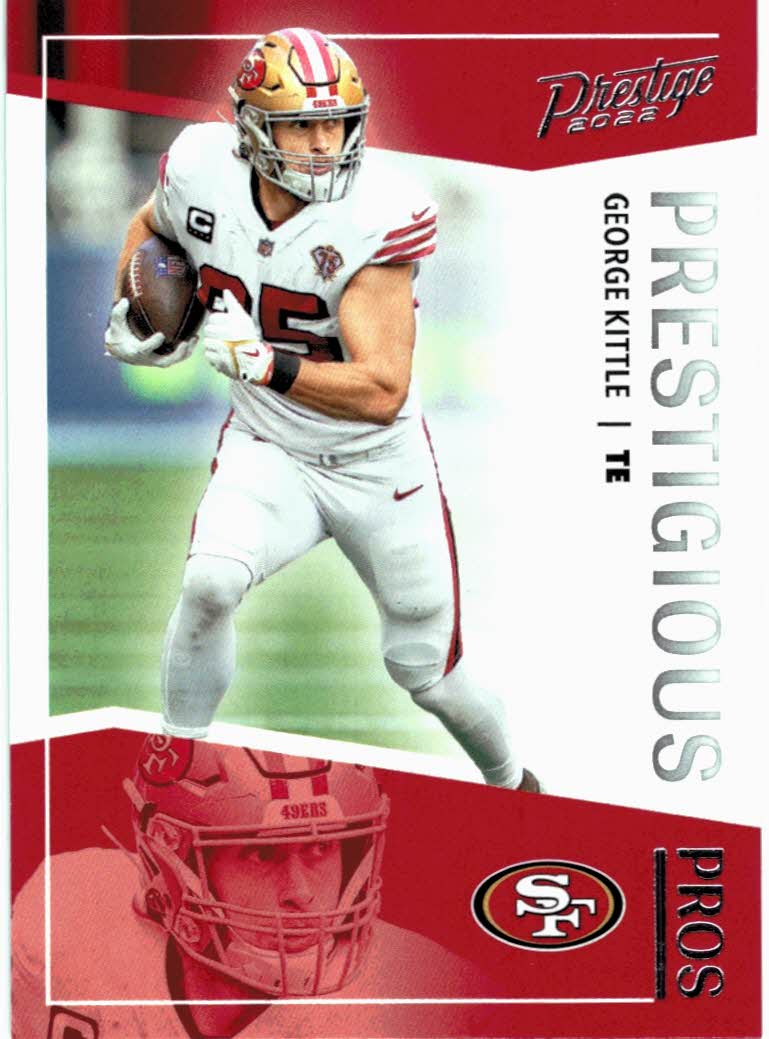 2022 Prestige Prestigious Pros #11 George Kittle - NM-MT - The Dugout ...