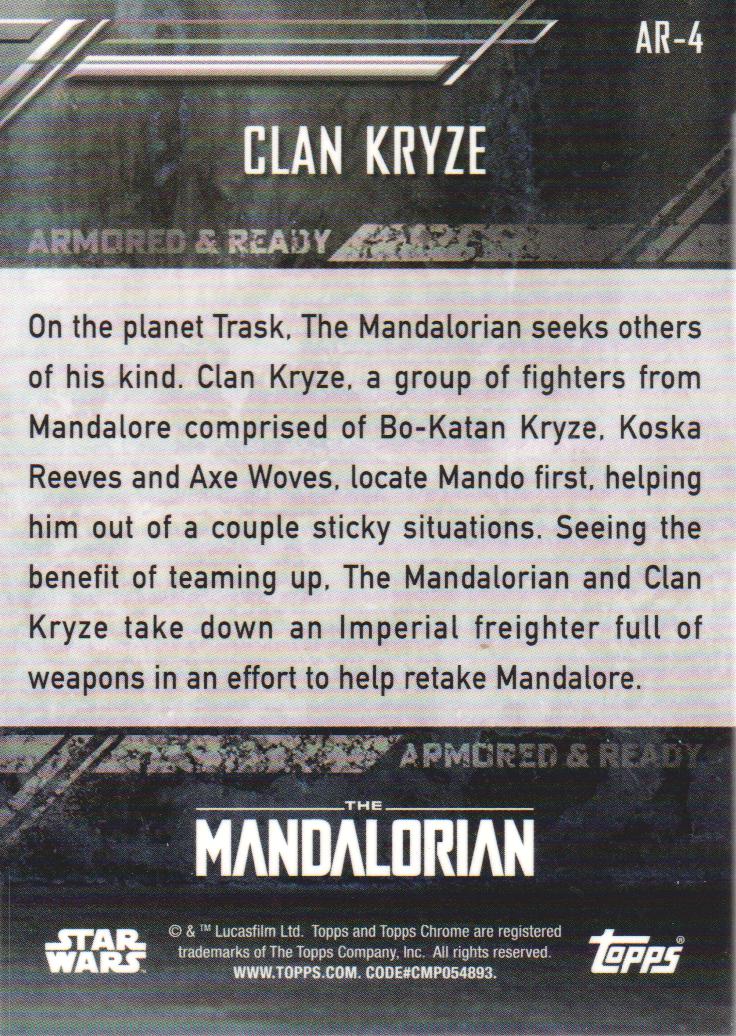 2022 Topps Chrome Star Wars The Mandalorian Beskar Edition Armored and ...