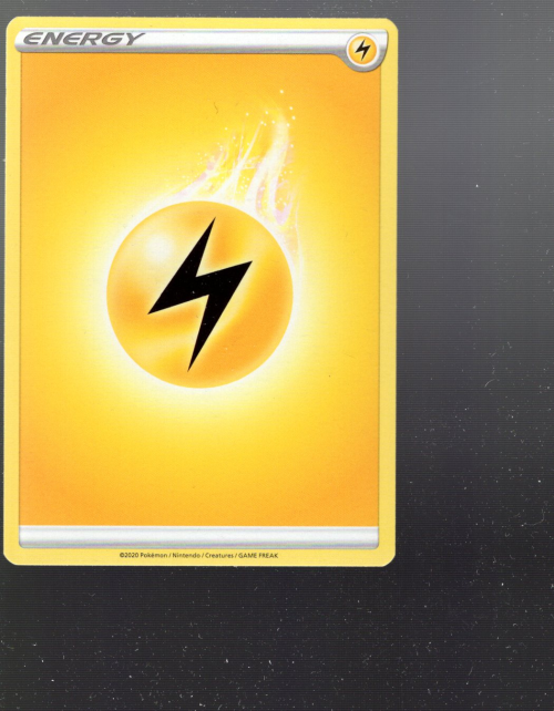 2020 Pokemon Sword and Shield Energy Cards #NNO Electric Energy - B1602 ...