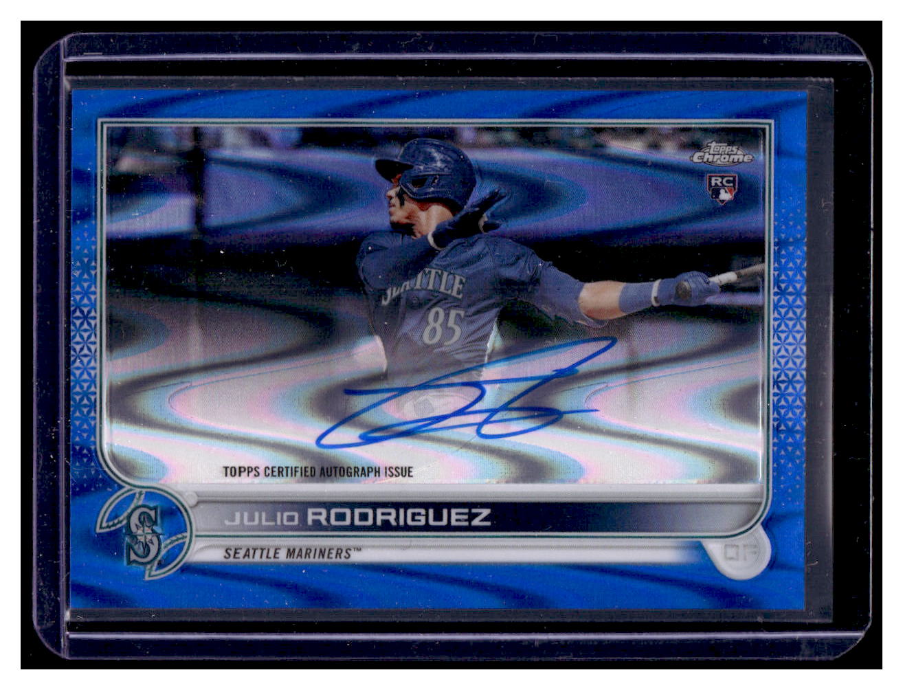 2022 Topps Chrome Rookie Autographs Blue RayWave Refractors #RAJRO ...