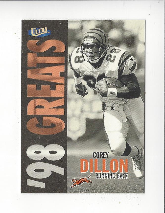 1998 Ultra Gold Medallion #366G Corey Dillon NG - NM-MT