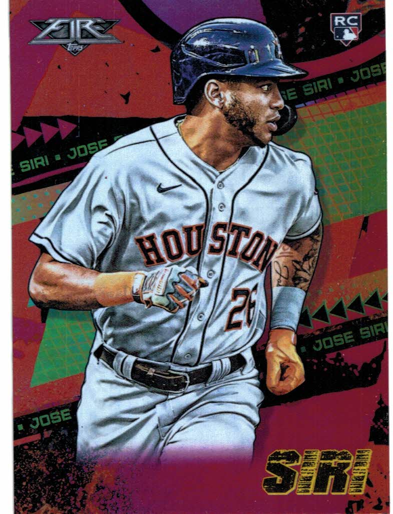 2022 Topps Fire Flame #4 Jose Siri - NM-MT