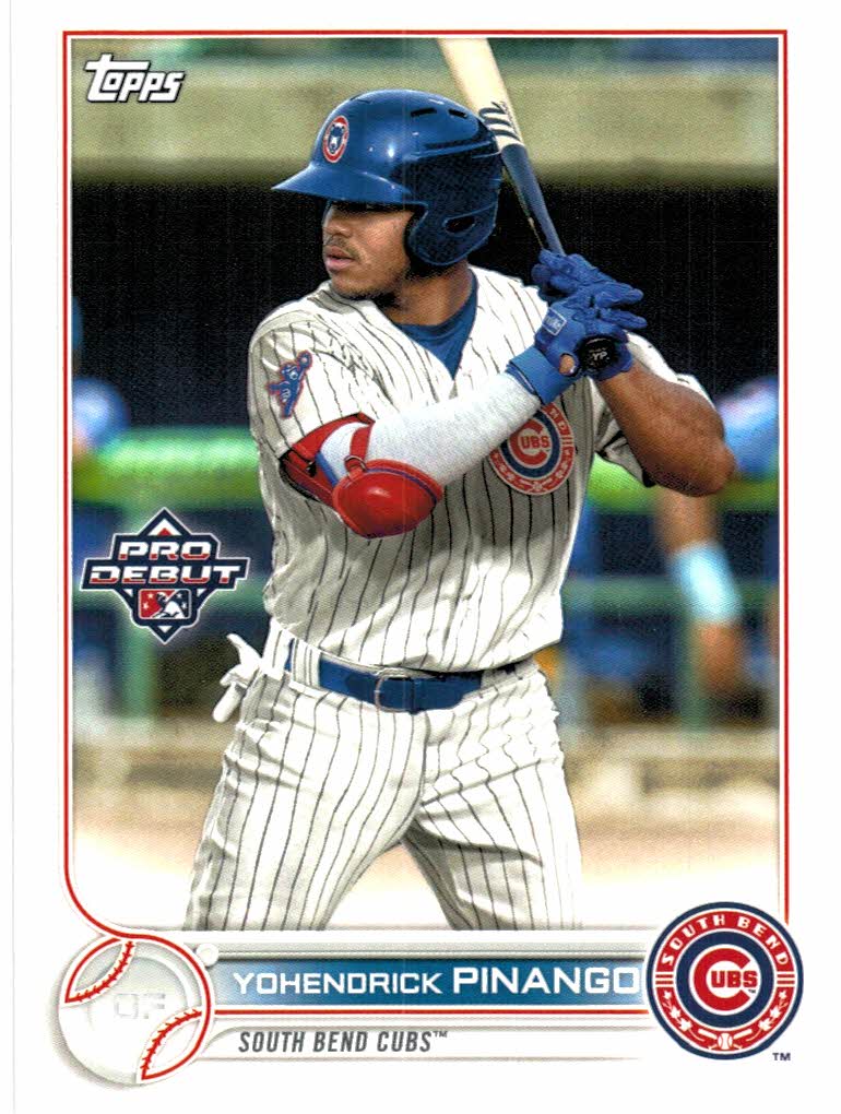2022 Topps Pro Debut #PD70 Yohendrick Pinango - NM-MT - The Dugout ...