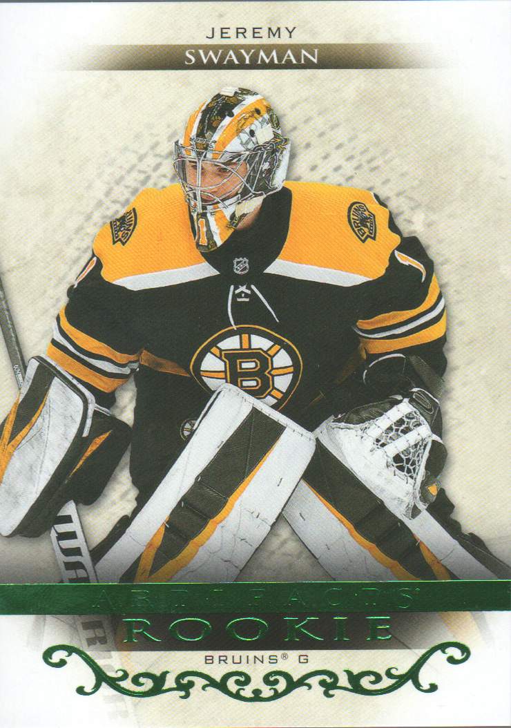 2021-22 Artifacts Neon Green #163 Jeremy Swayman - NM-MT